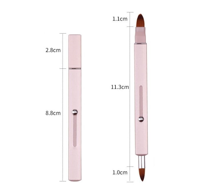 Double Head Retractable Makeup Brush - DADA