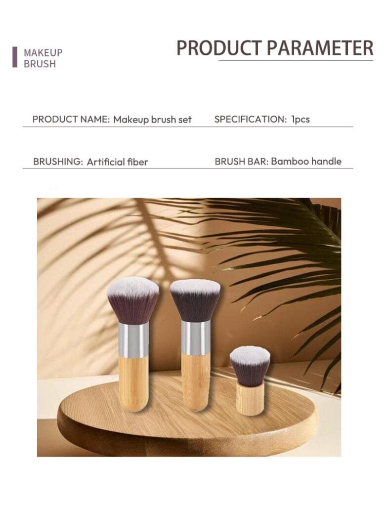 Bamboo handle round head brush - DADA