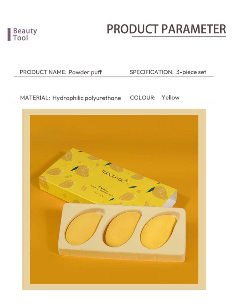 Fruit Shape Beauty Egg three box soft skin - DADA